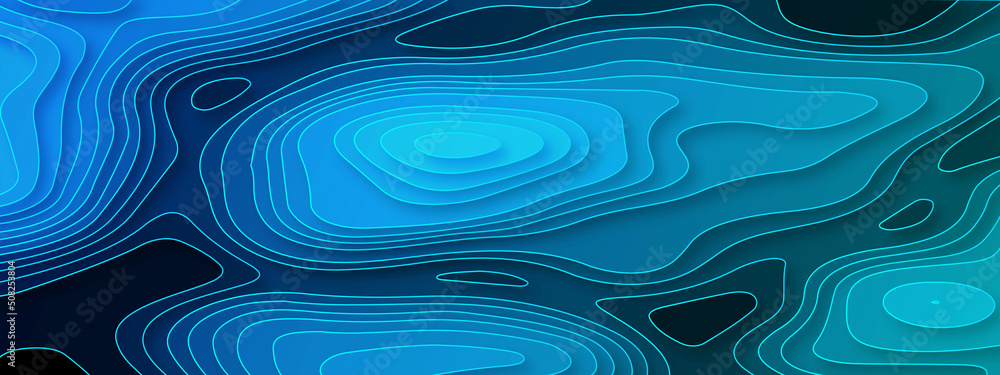 Abstract Luxury papercut concept graphic element and geography scheme ...