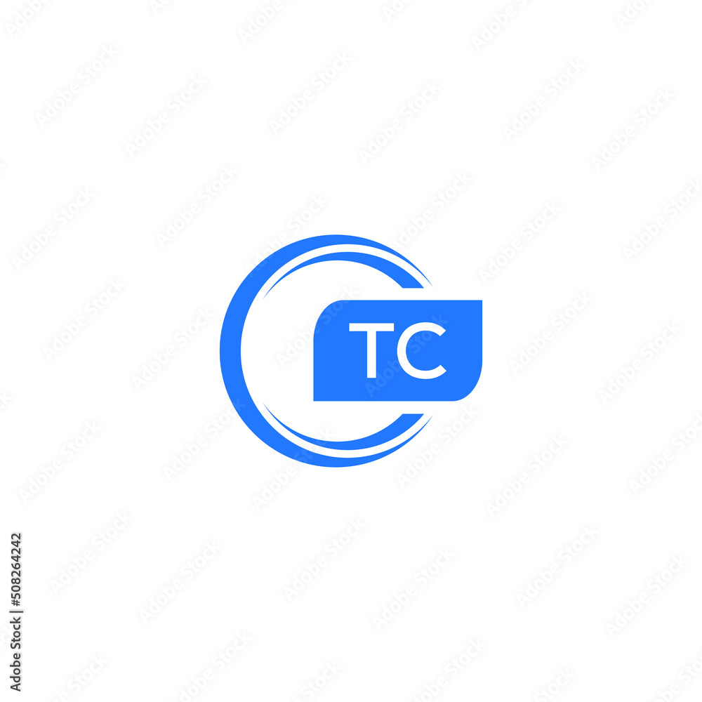 Vecteur Stock TC 2 letter design for logo and icon.TC monogram logo ...