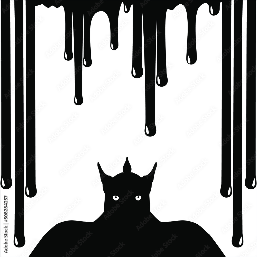 Mysterious Creature and Blood Droplet. Creepy, Horror, Scary, Mystery ...