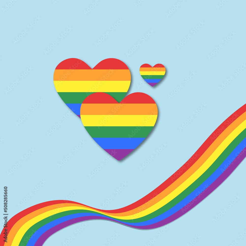 Pride month 2022, 2023, 2024 LGBTQ Pride Flag Colours Rainbow Pride ...