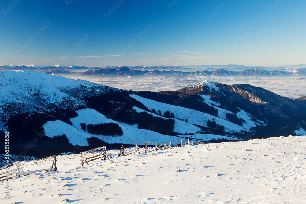 Tatra mountains from Chopok, Slovakia Stock Photo | Adobe Stock