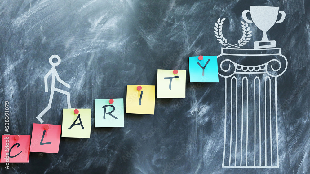 Clarity make steps to success, wealth and prosperity in personal and ...