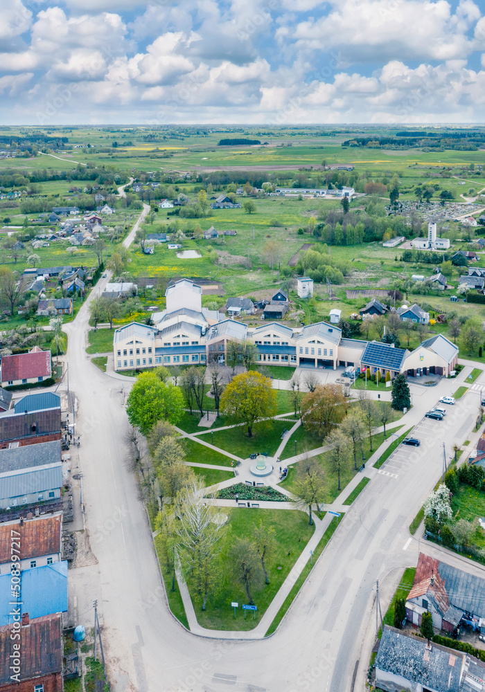 A Triangle-Shaped Square in Butrimonys, famous and unique tourist ...
