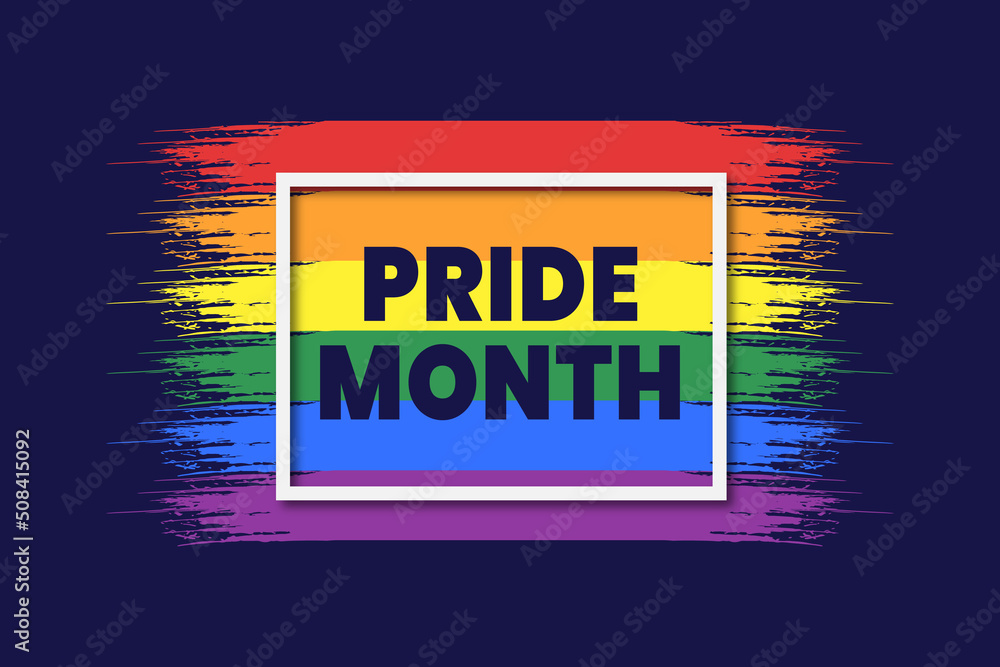 ride month 2022, 2023, 2024 LGBTQ Pride Flag Colours Rainbow Pride ...