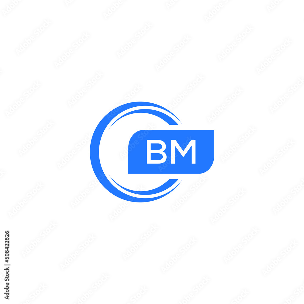 BM 2 letter design for logo and icon.BM monogram logo.vector ...