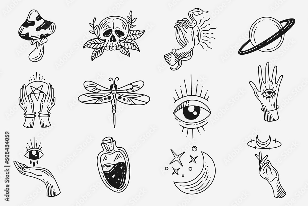 Dark Symbols Tattoos