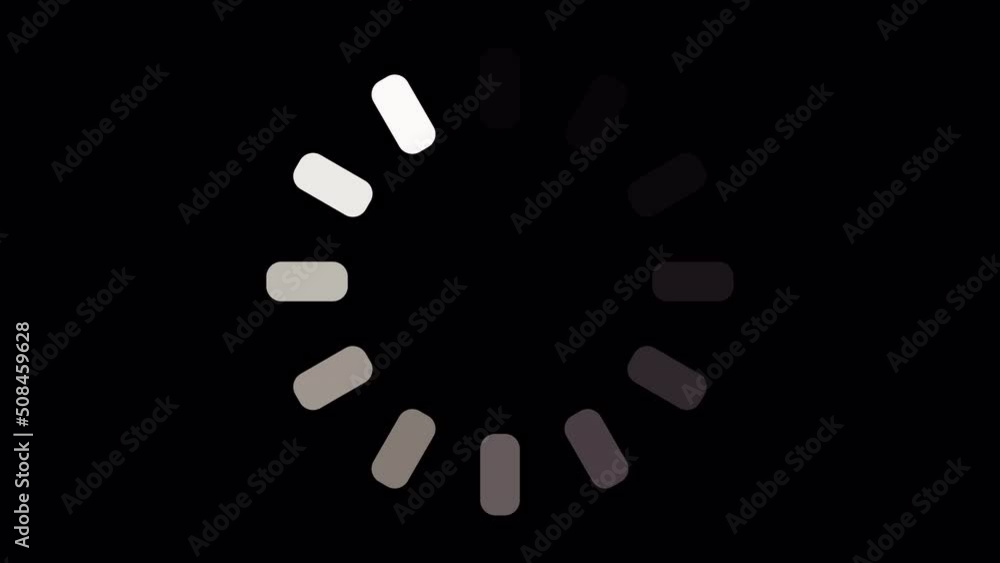 Vidéo Stock animation - loading circle icon loading gif, loading screen ...