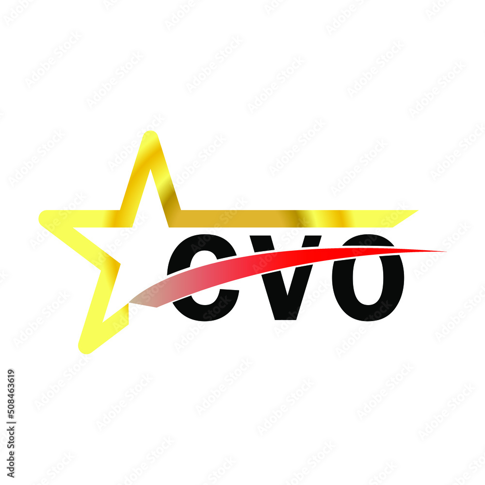CVO letter logo design. CVO creative letter logo. simple and modern ...