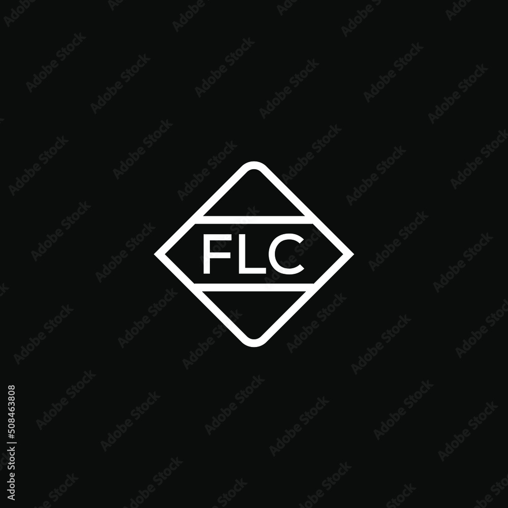 FLC 3 letter design for logo and icon.FLC monogram logo.vector ...
