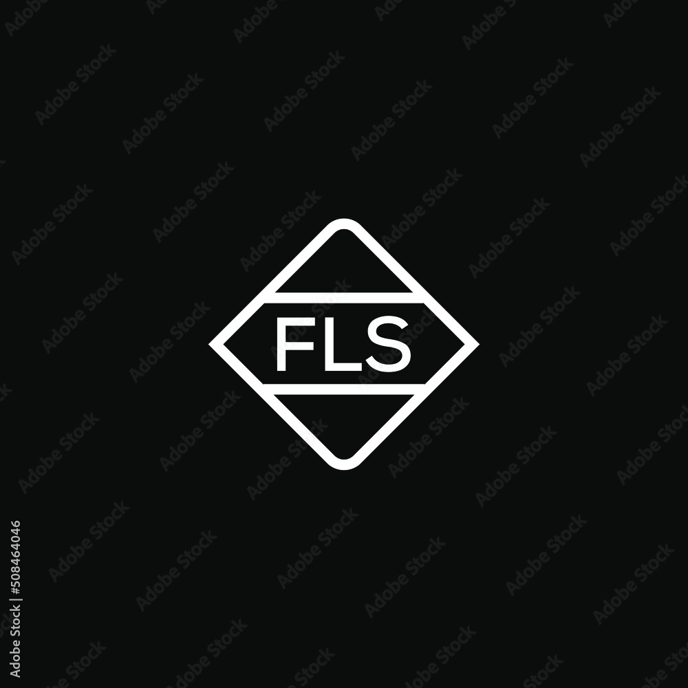 FLS 3 letter design for logo and icon.FLS monogram logo.vector ...