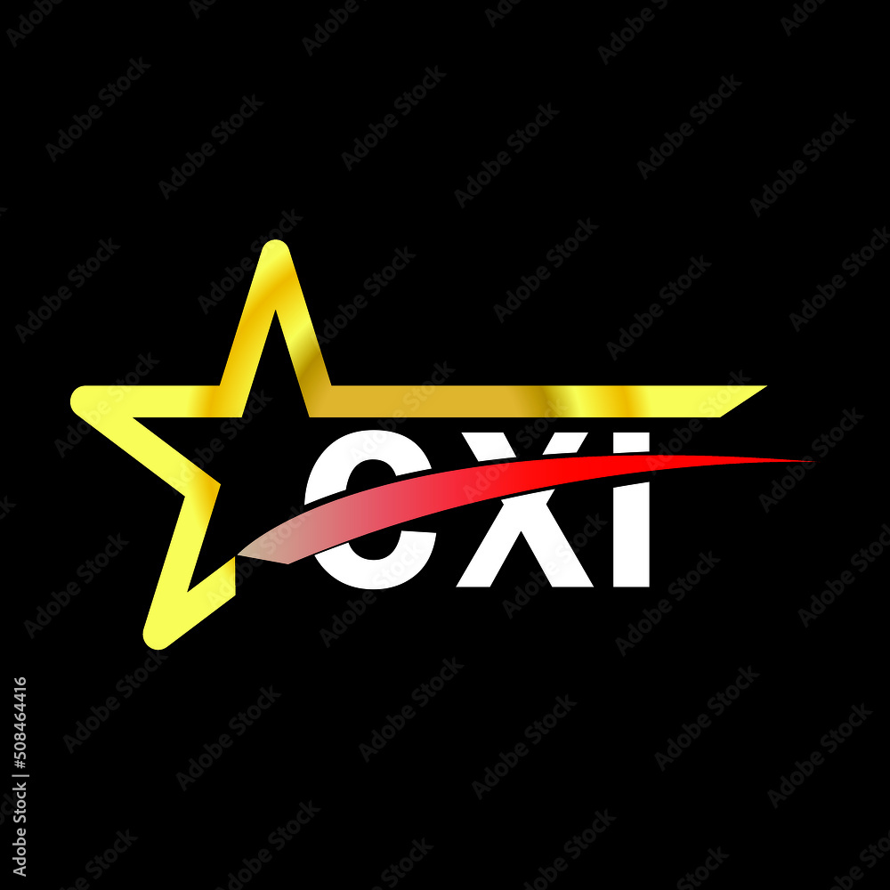 CXI letter logo design. CXI creative letter logo. simple and modern ...