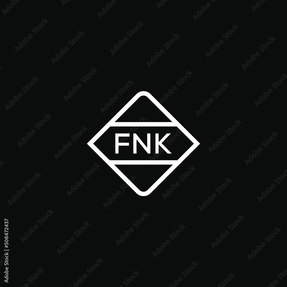 FNK 3 letter design for logo and icon.FNK monogram logo.vector ...