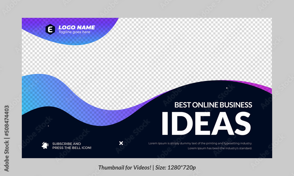 Editable Thumbnail for vidoes and all social platforms usable in your ...