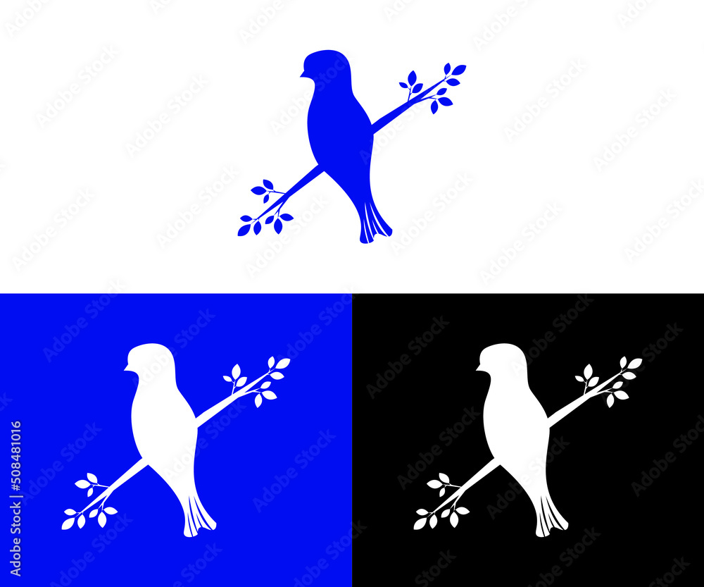 bird logo design Stock Vector | Adobe Stock