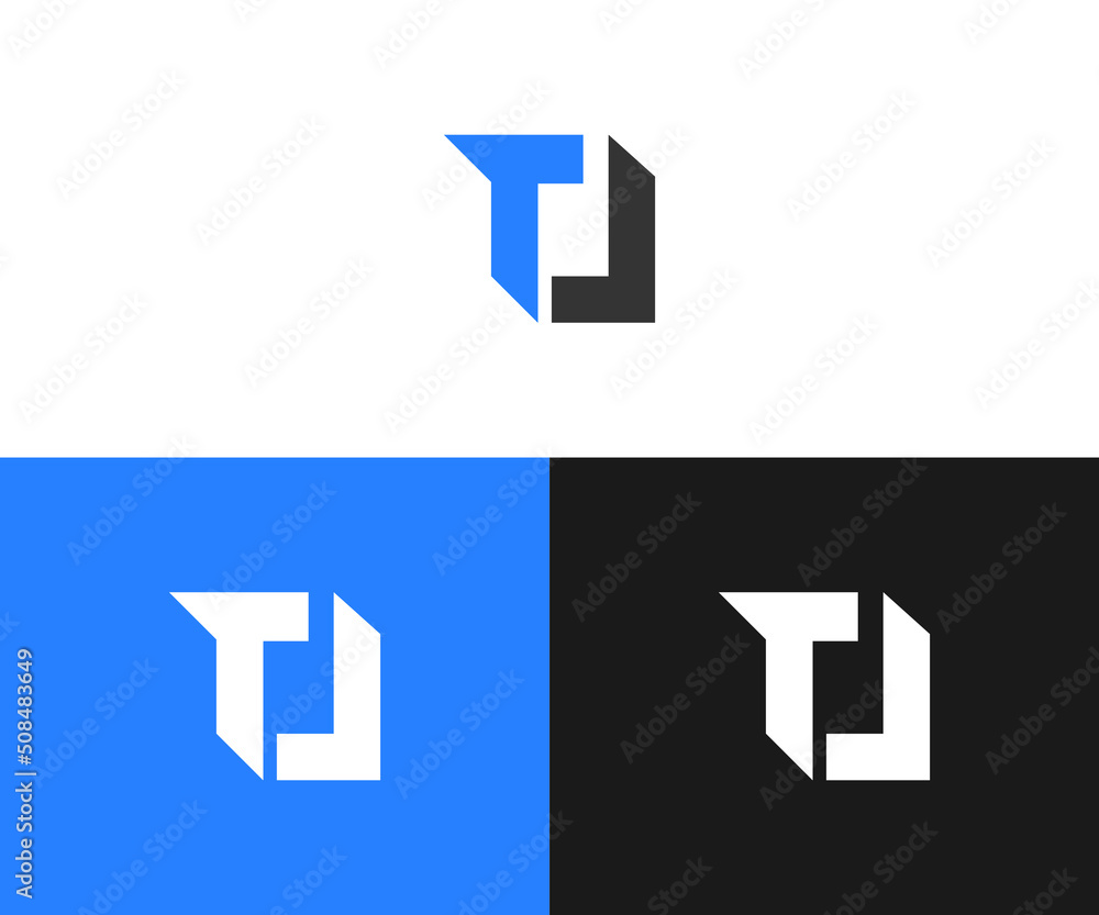 tl logo design Stock Vector | Adobe Stock
