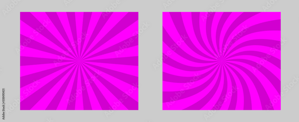 Solar explosion Sun Burst Effect. Vector Sunburst wallpaper. Pink ...