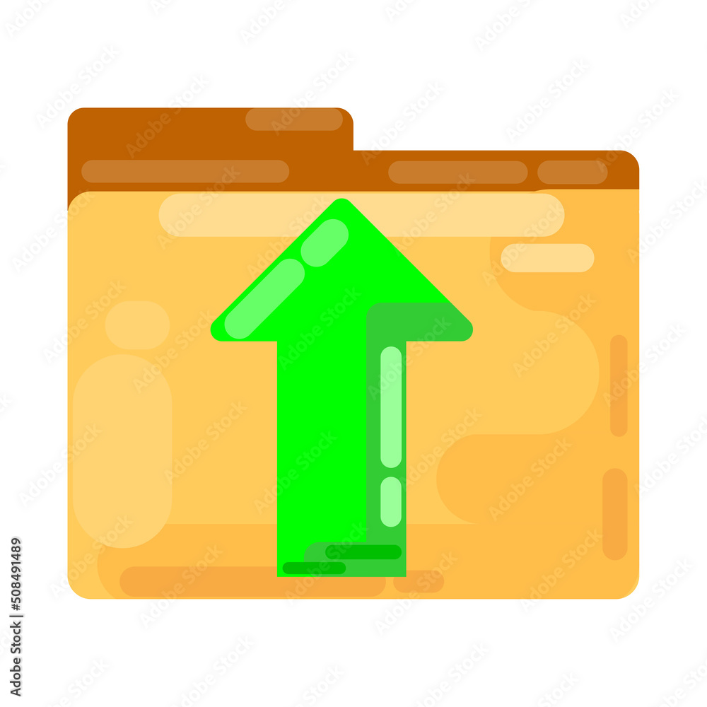 Upload folder icon. Subtables to place in files, documents, folders ...