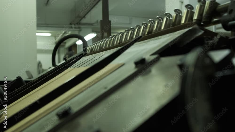 Heidelberg Cylinder printing and die cutting machine. Different angle ...