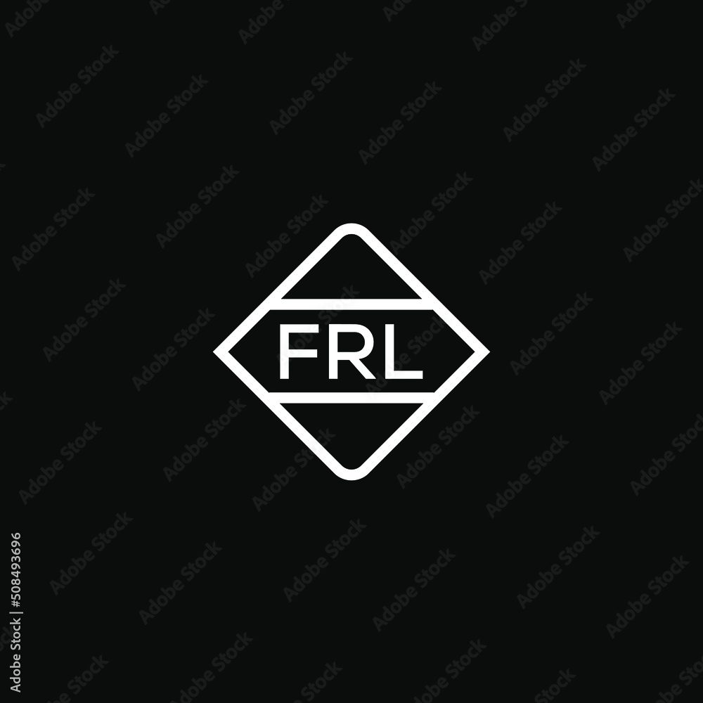 FRL 3 letter design for logo and icon.FRL monogram logo.vector ...