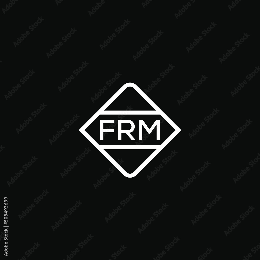 FRM 3 letter design for logo and icon.FRM monogram logo.vector ...