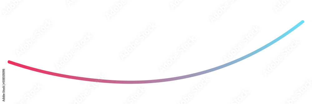 gradient curve line Stock Vector | Adobe Stock
