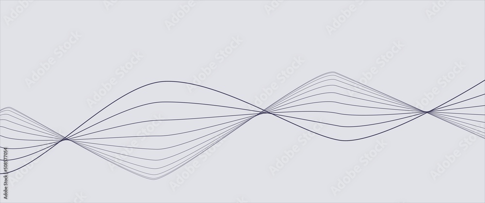 Abstract wavy line waves with solid color background can be used for ...