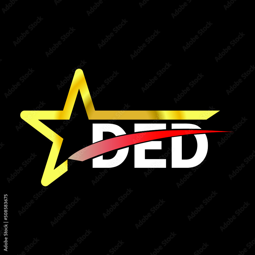 DED letter logo design. DED creative letter logo. simple and modern ...