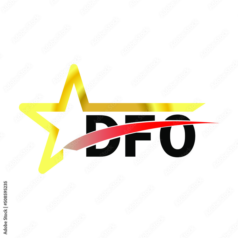 DFO letter logo design. DFO creative letter logo. simple and modern ...