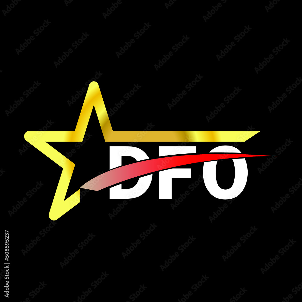 DFO letter logo design. DFO creative letter logo. simple and modern ...