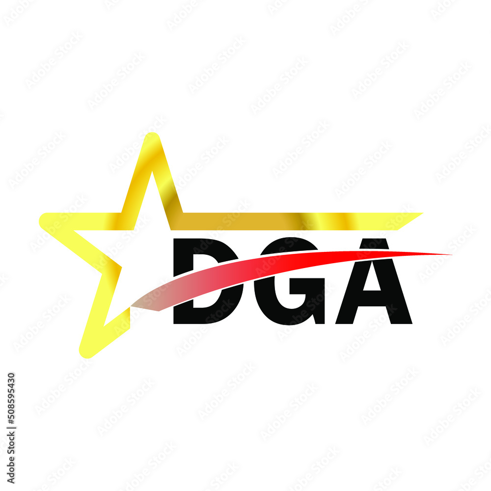 DGA letter logo design. DGA creative letter logo. simple and modern ...