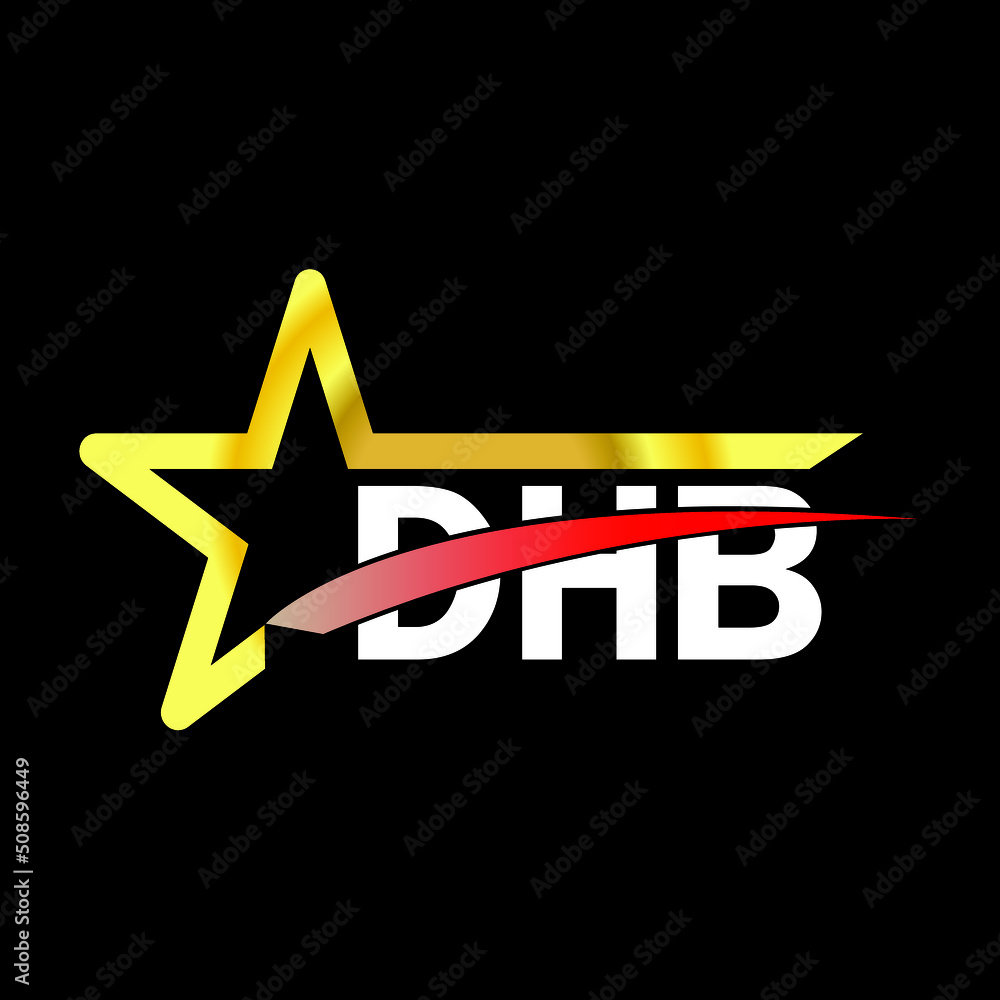 DHB letter logo design. DHB creative letter logo. simple and modern ...