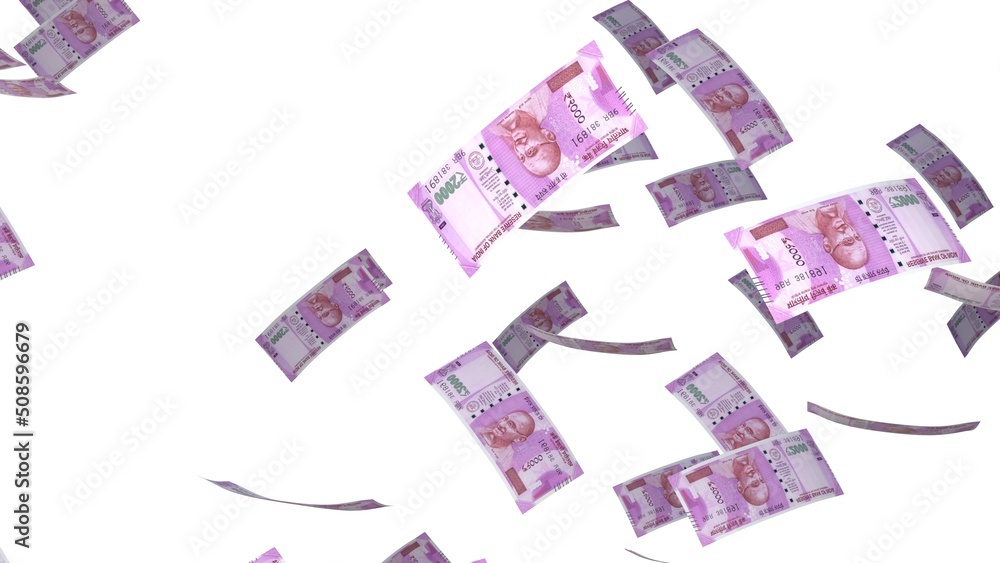 Indian Money Flying Png