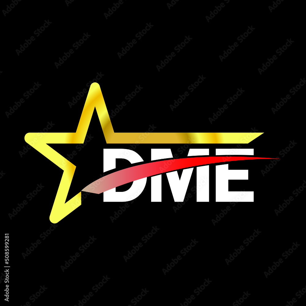 DME letter logo design. DME creative letter logo. simple and modern ...