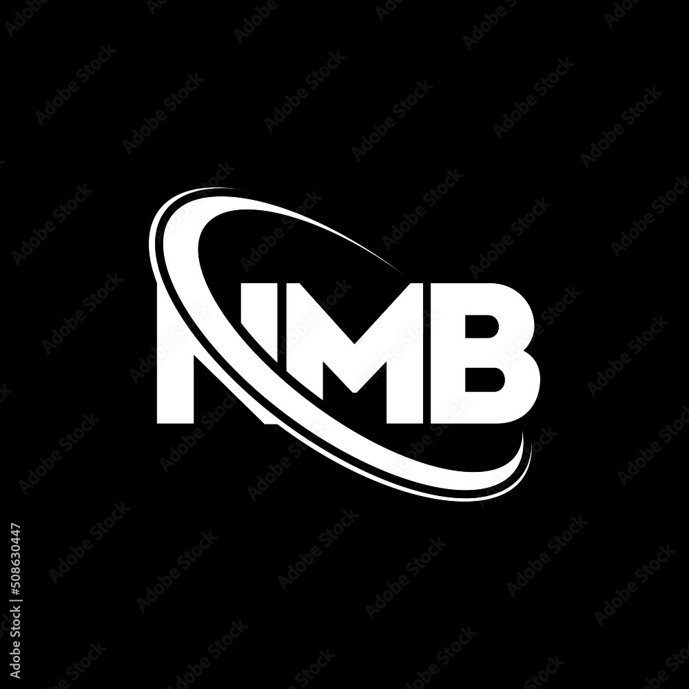NMB logo. NMB letter. NMB letter logo design. Initials NMB logo linked ...