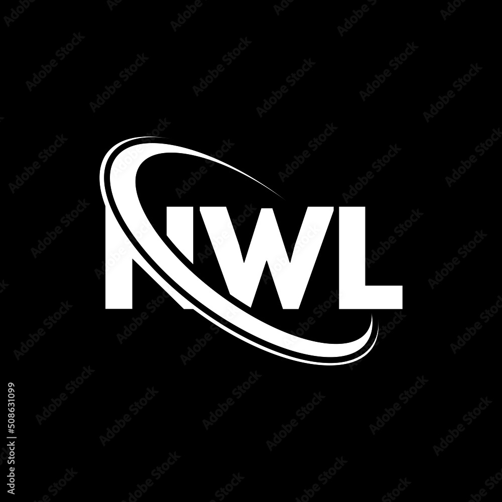 NWL logo. NWL letter. NWL letter logo design. Initials NWL logo linked ...