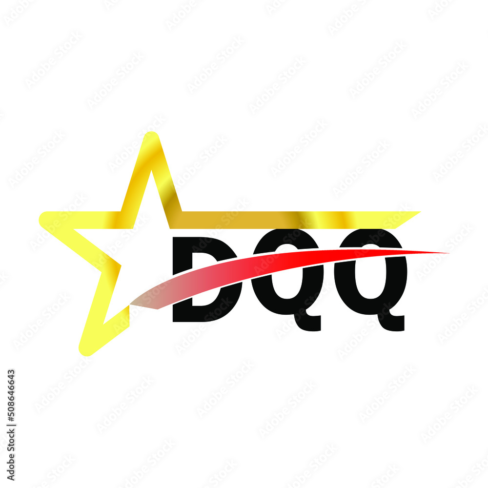 Vetor de DQQ letter logo design. DQQ creative letter logo. simple and ...