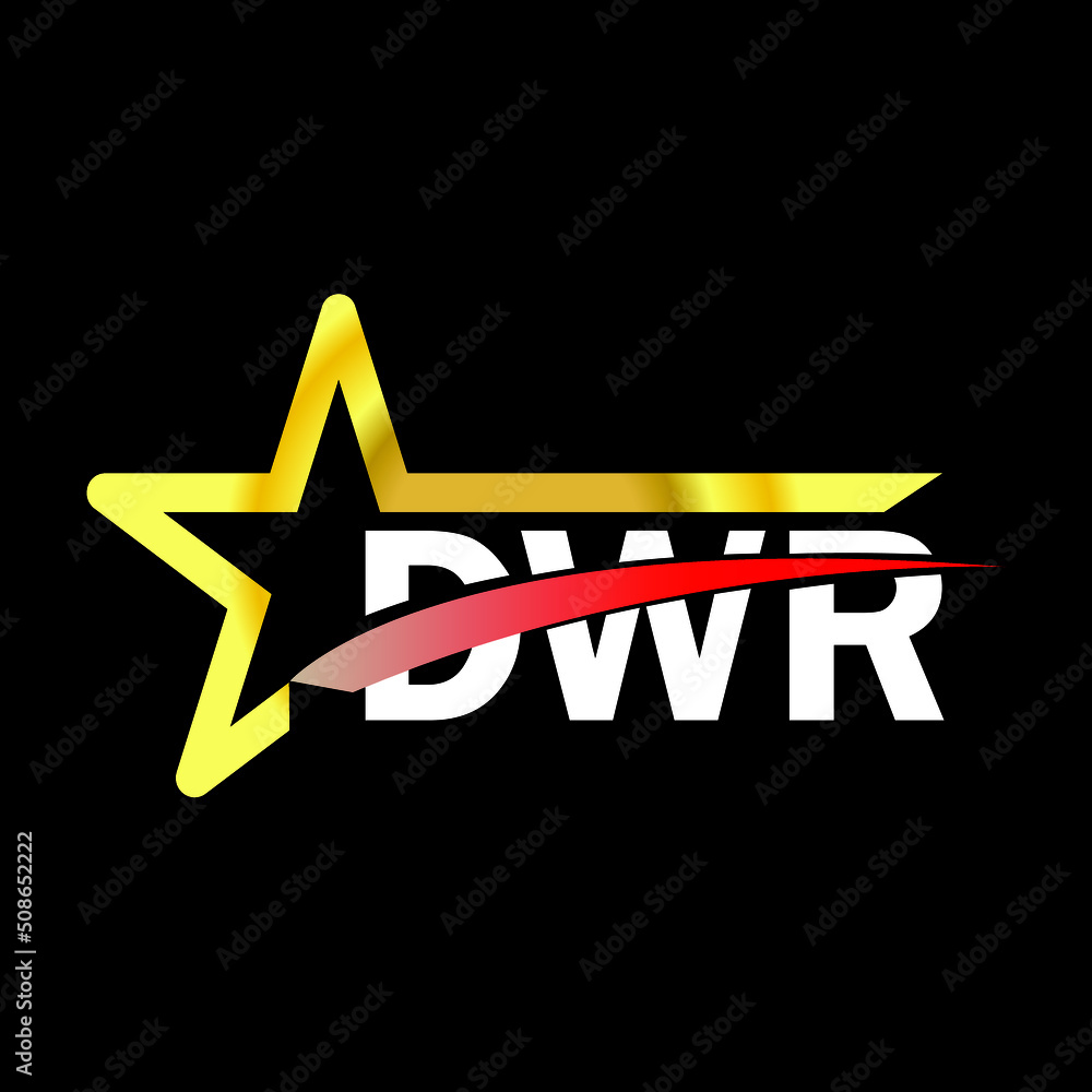 DWR letter logo design. DWR creative letter logo. simple and modern ...