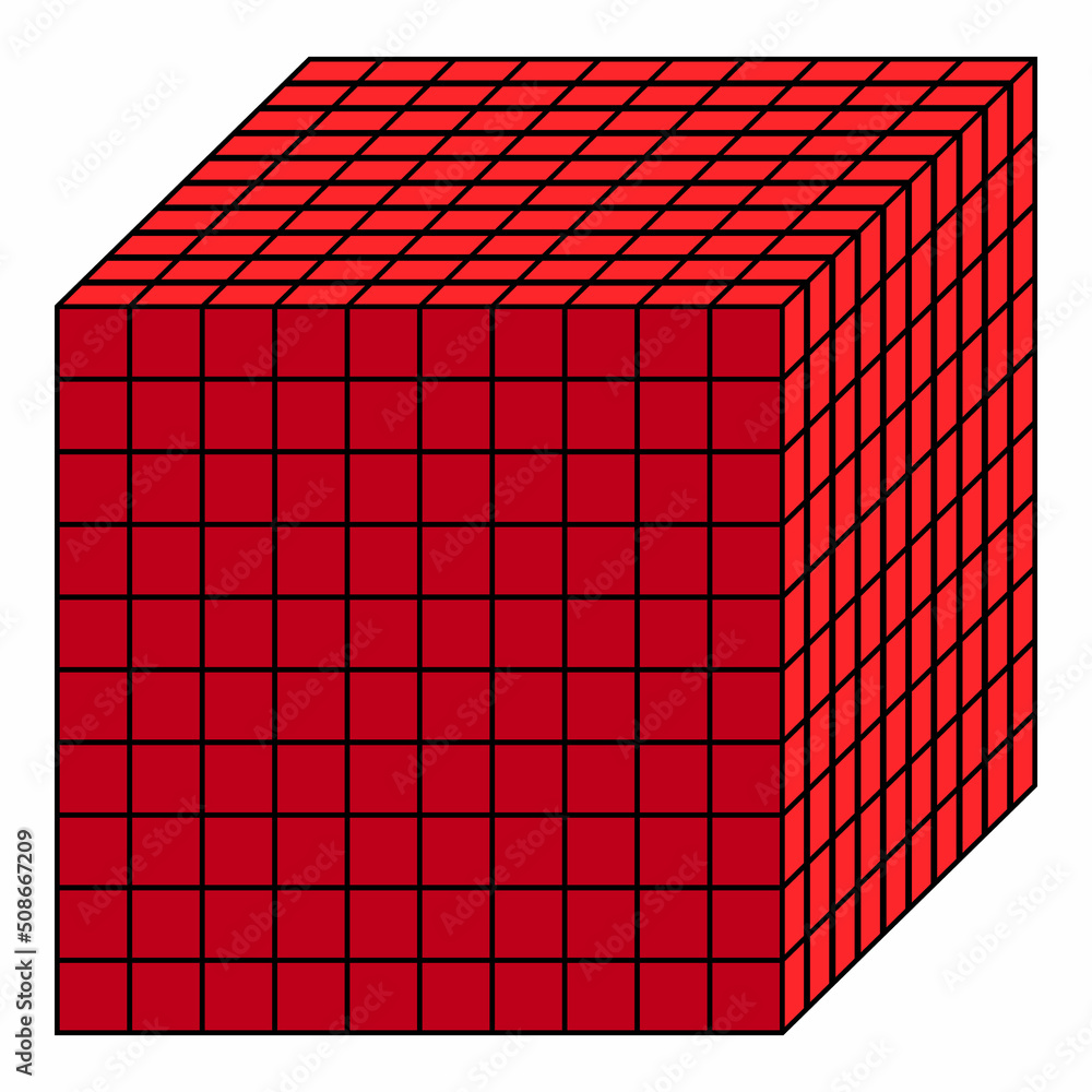 place value thousands bingo vector Stock Vector | Adobe Stock