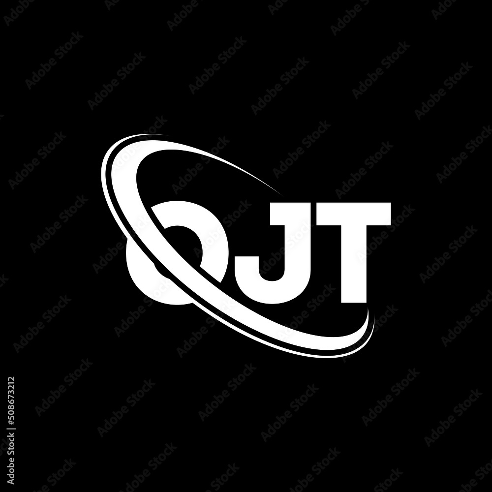 OJT logo. OJT letter. OJT letter logo design. Initials OJT logo linked ...
