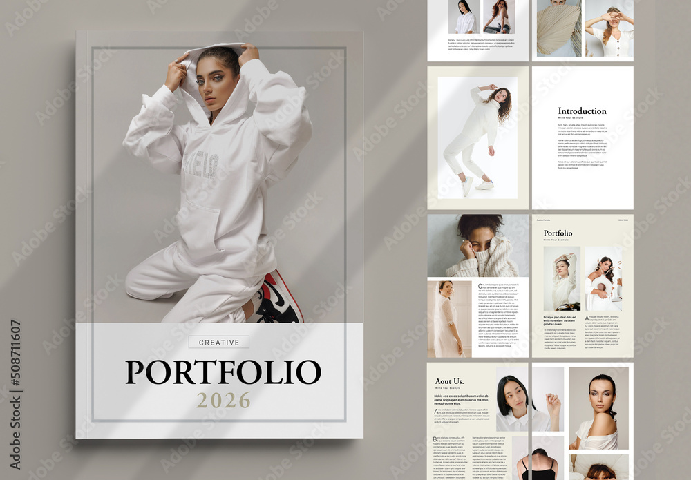 Portfolio Layout Stock Template | Adobe Stock