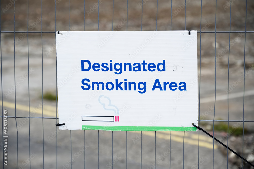 No smoking at college campus university school sign for students create ...