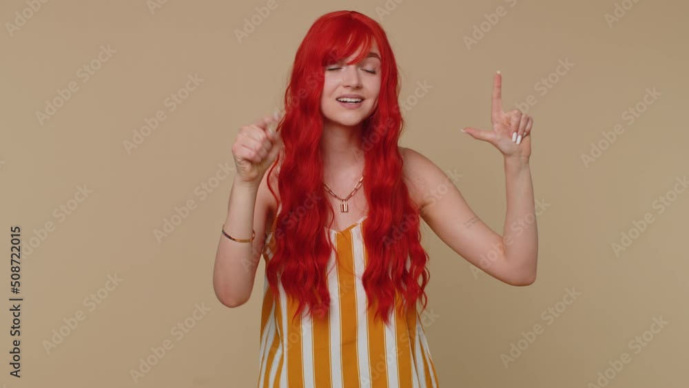 Vidéo Stock Woman showing loser gesture and pointing on you, blaming ...