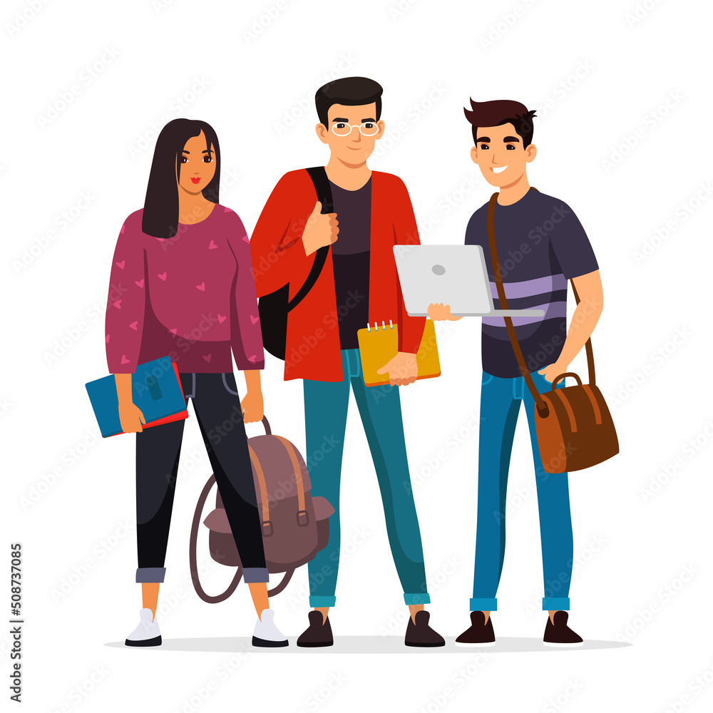 College Student Vector