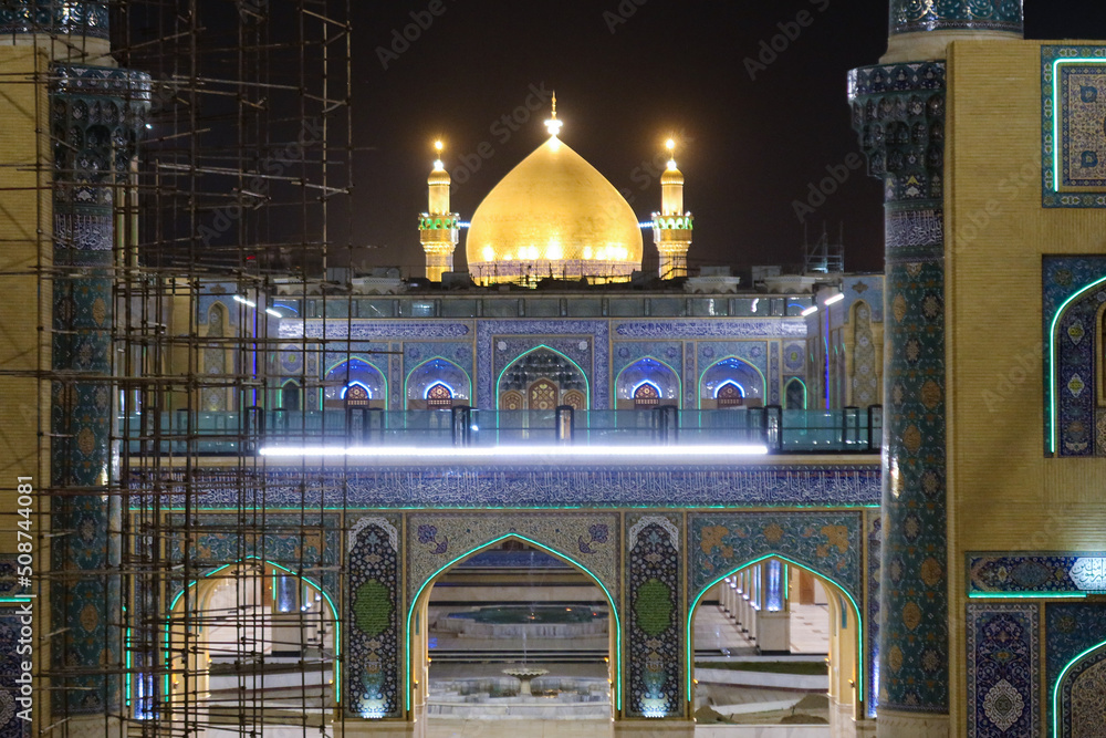 Dome of Ali shrine in Najaf Iraq Stock Photo | Adobe Stock