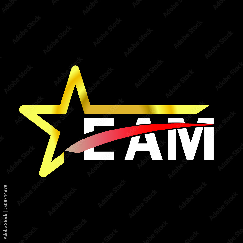 EAM letter logo design. EAM creative letter logo. simple and modern ...