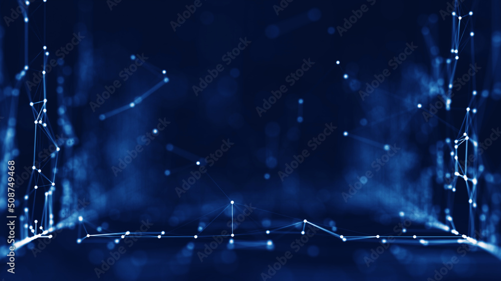 Abstract concepts of cybersecurity technology and digital data ...