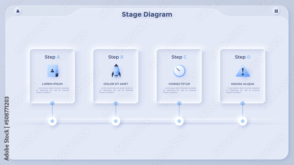 Modern Infographic Vector Futuristic Template Stock Vector | Adobe Stock