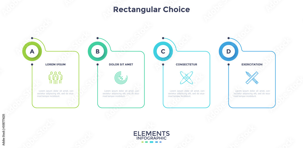 Modern Infographic Vector Futuristic Template Stock Vector | Adobe Stock