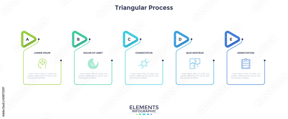 Modern Infographic Vector Futuristic Template Stock Vector | Adobe Stock