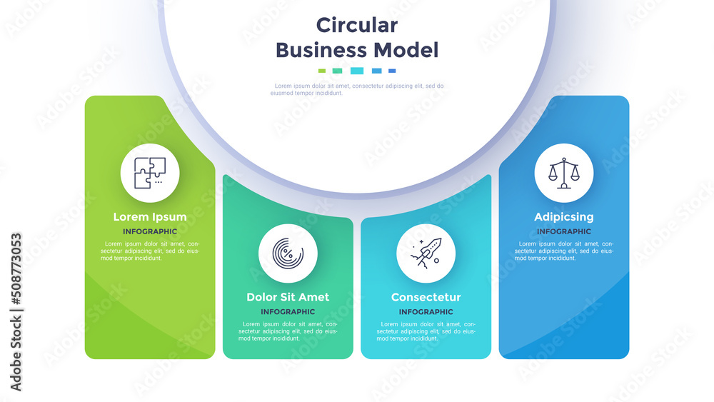 Modern Infographic Vector Futuristic Template Stock Vector | Adobe Stock